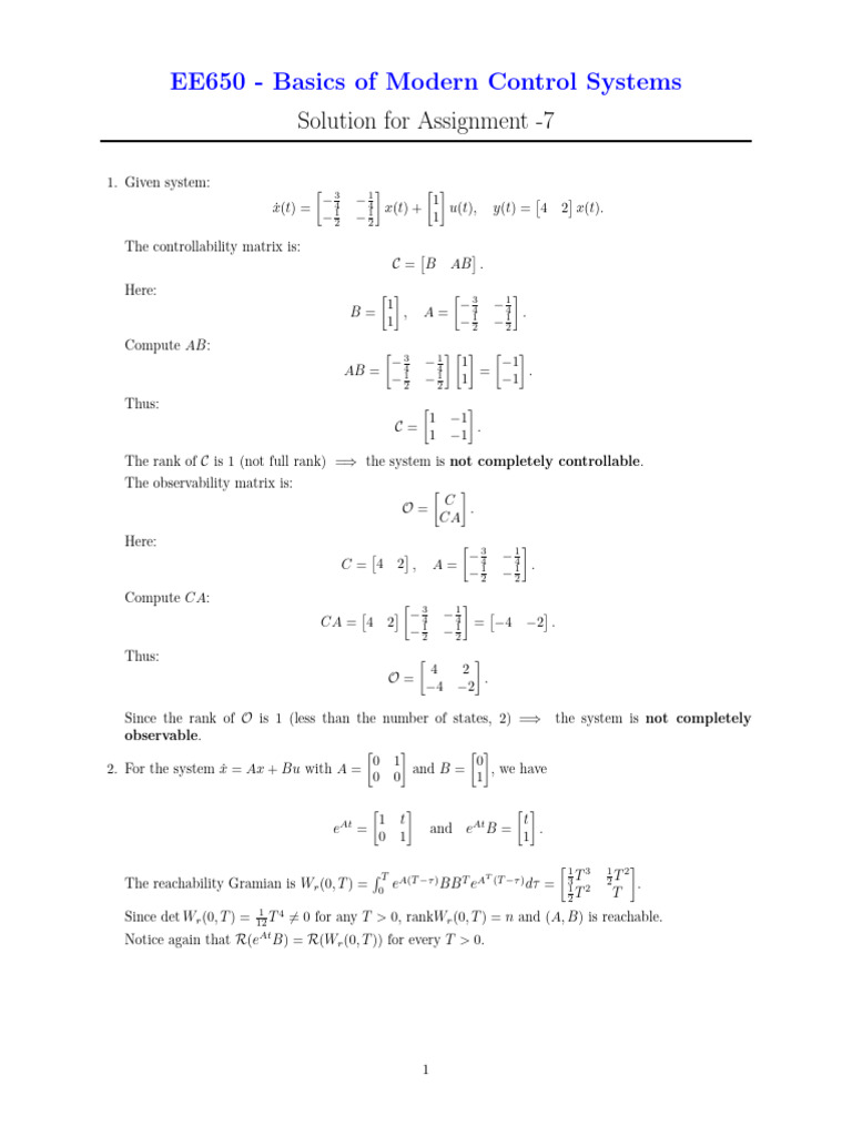 Solution For Assignment 7 Pdf Mechanics Mathematical Objects