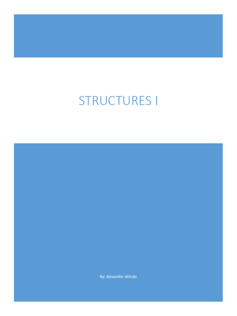 Structures 1 | PDF | Deformation (Engineering) | Composite Material
