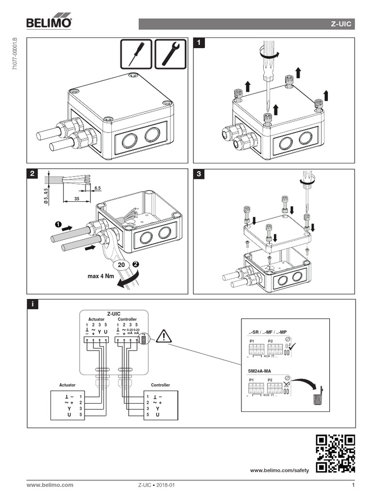 Belimo Z-UIC Installation-Instructions | PDF