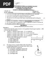 Class10 Physics Questions PDF2 | PDF | Force | Mass