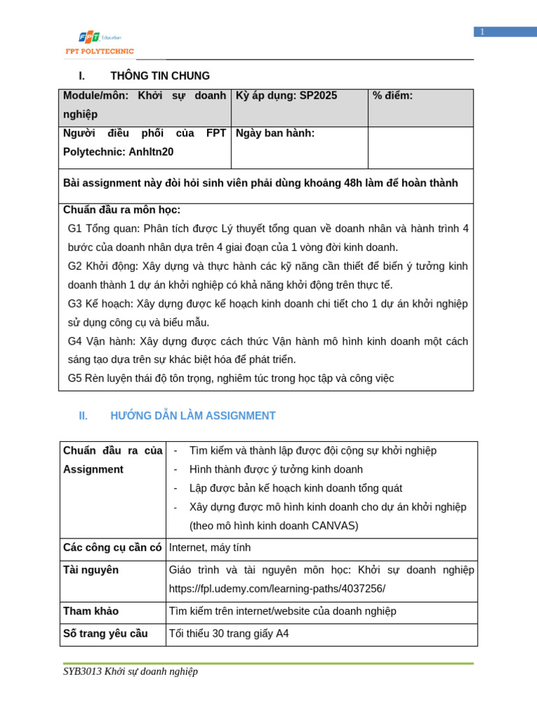 SYB3013+-+Assignment SP2025 V3 | PDF