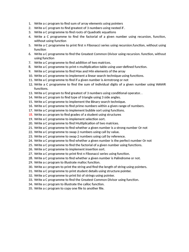 student pps | PDF | C (Programming Language) | Pointer (Computer Programming)