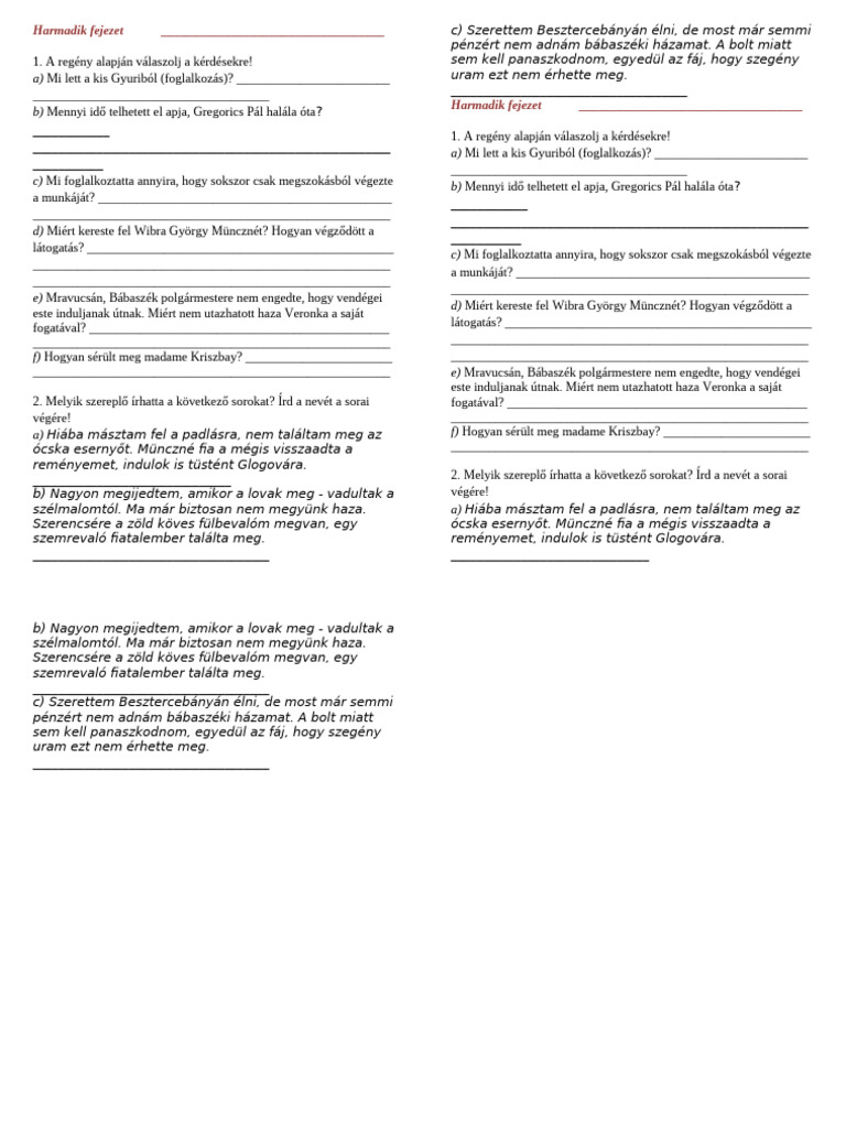 Szent Péter Esernyője 3. Fejezet | PDF