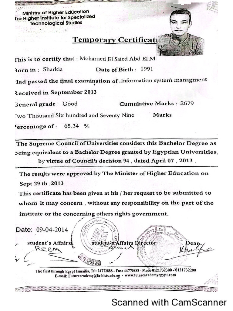 Graduation Certificate | PDF