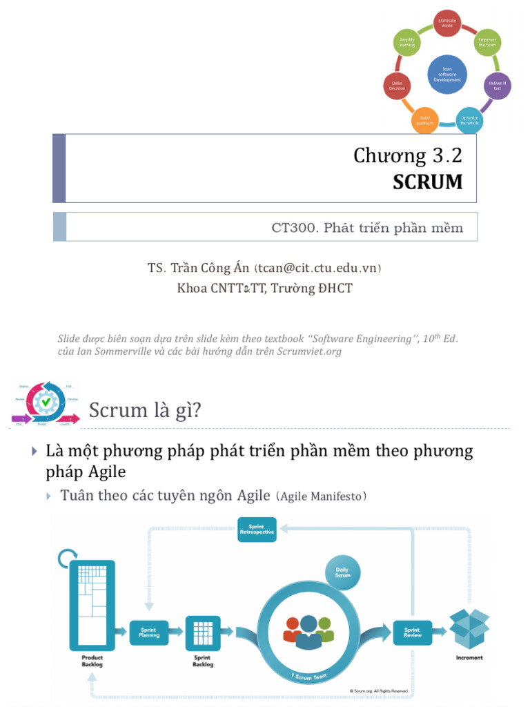 (L03.2) - Agile Software Development - Scrum - VN | PDF