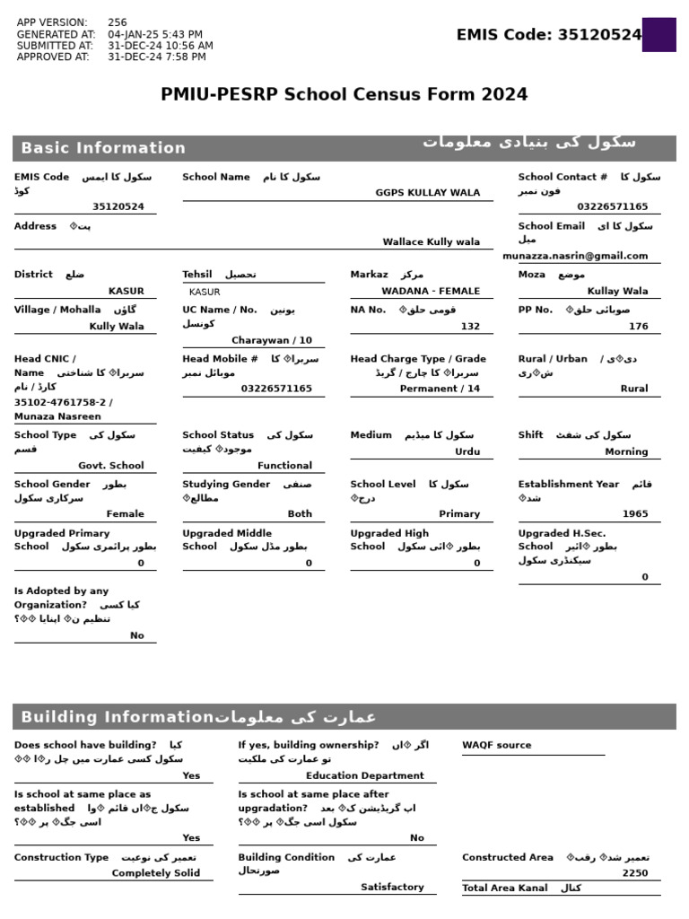 Census 2024 - 35120524 | PDF