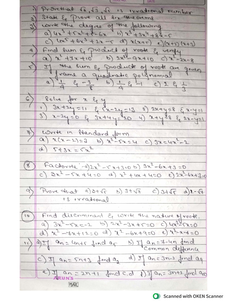 Maths Passing Package | PDF