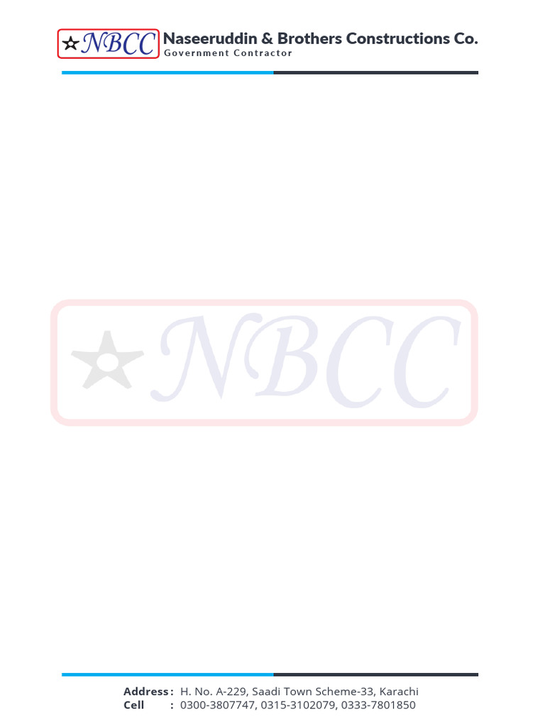 NBCC Letterhead | PDF