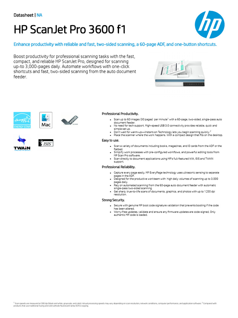 datasheet | PDF | Image Scanner | Microsoft Windows