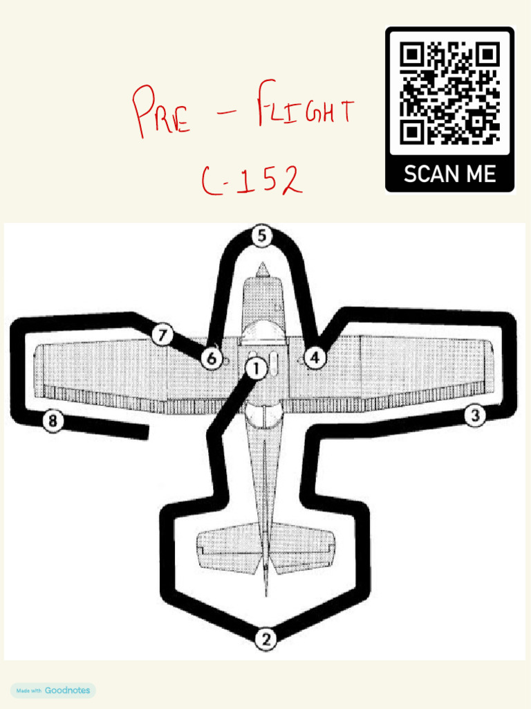 Pre-Flight Check C152 | PDF | Aerospace Engineering | Aeronautics