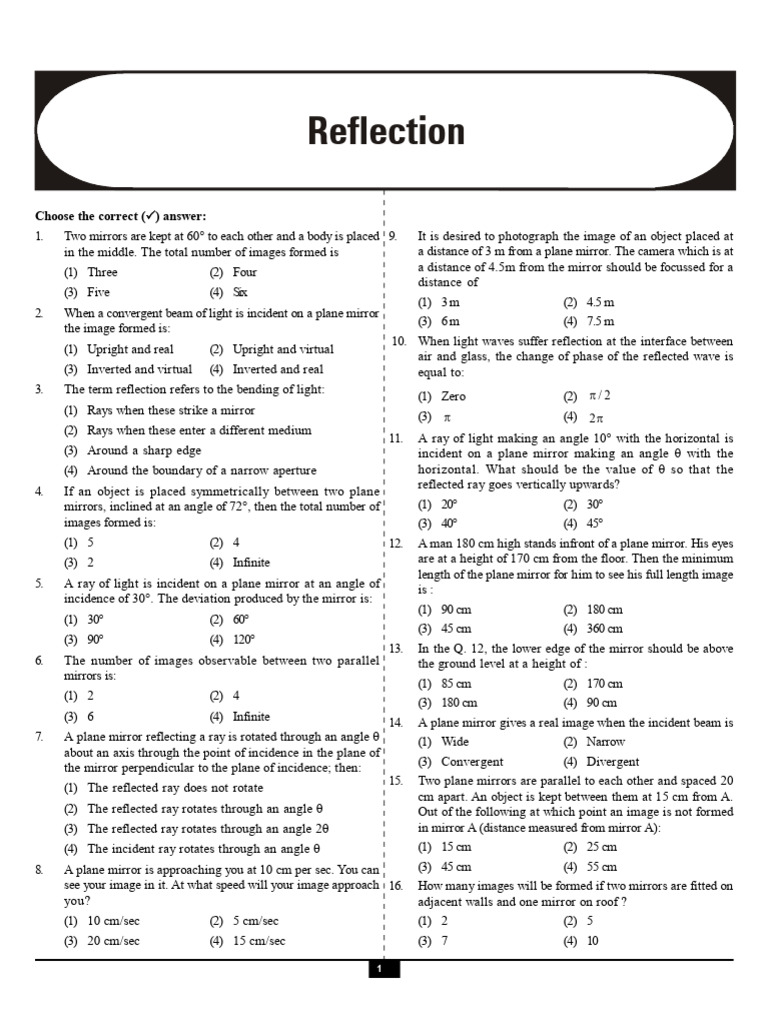 Complete Optics Online Kaksha | PDF | Refraction | Refractive Index