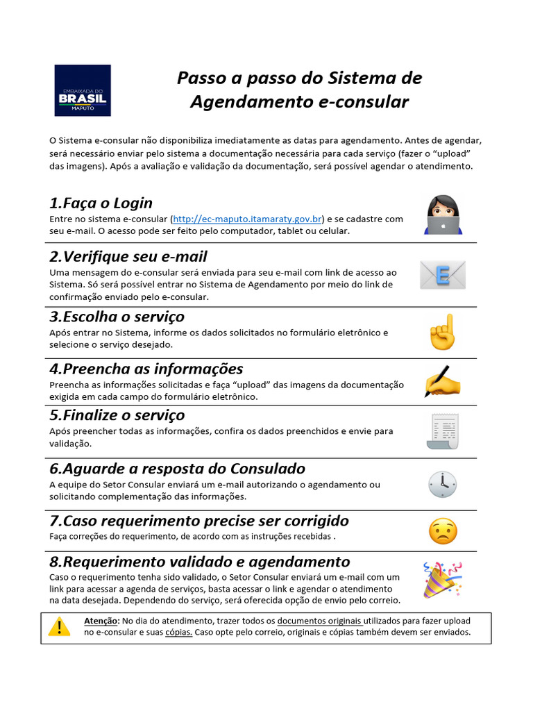 Passo A Passo Econsular | PDF