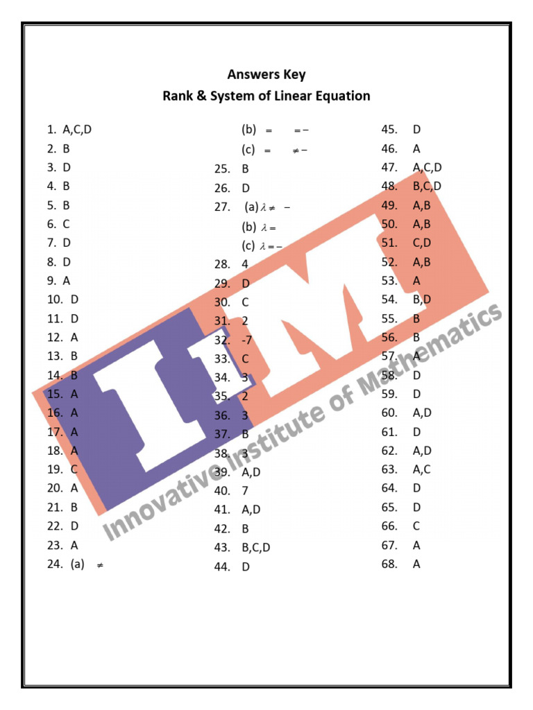 Rank Nullity Ans Pdf 4725