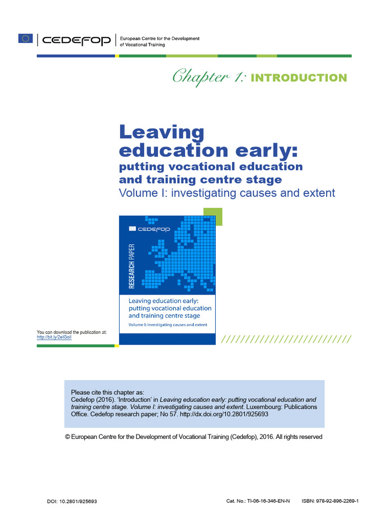 CEDEFOP | PDF | Vocational Education | European Union