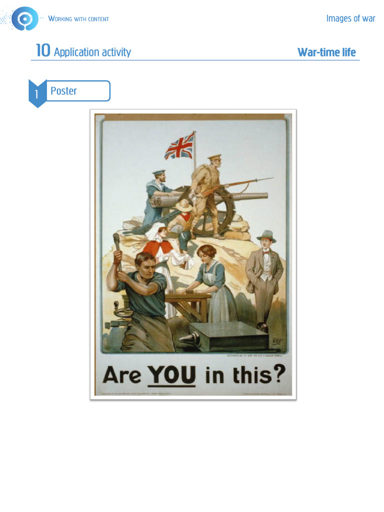 SocDBH4-2 Activity 10 - War-Time Life | PDF