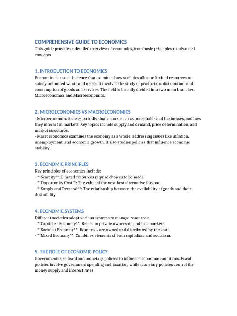 Comprehensive_Economics_Guide_Long | PDF