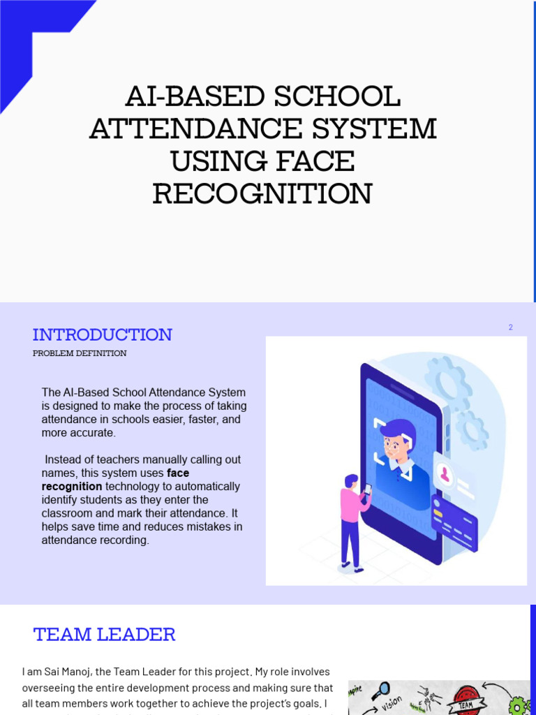 AI-BASED SCHOOL ATTENDANCE SYSTEM USING FACE RECOGNITION | PDF | Artificial Intelligence ...