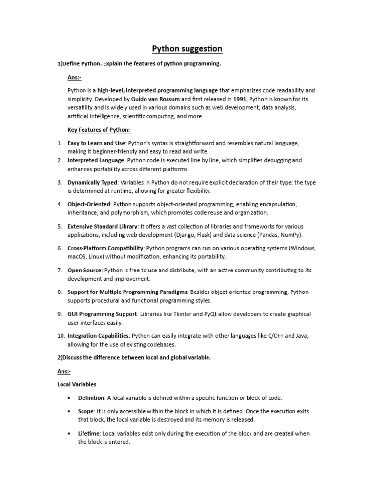 Python suggestion | PDF | Control Flow | Parameter (Computer Programming) Python suggestion | PDF | Control Flow | Parameter (Computer Programming)