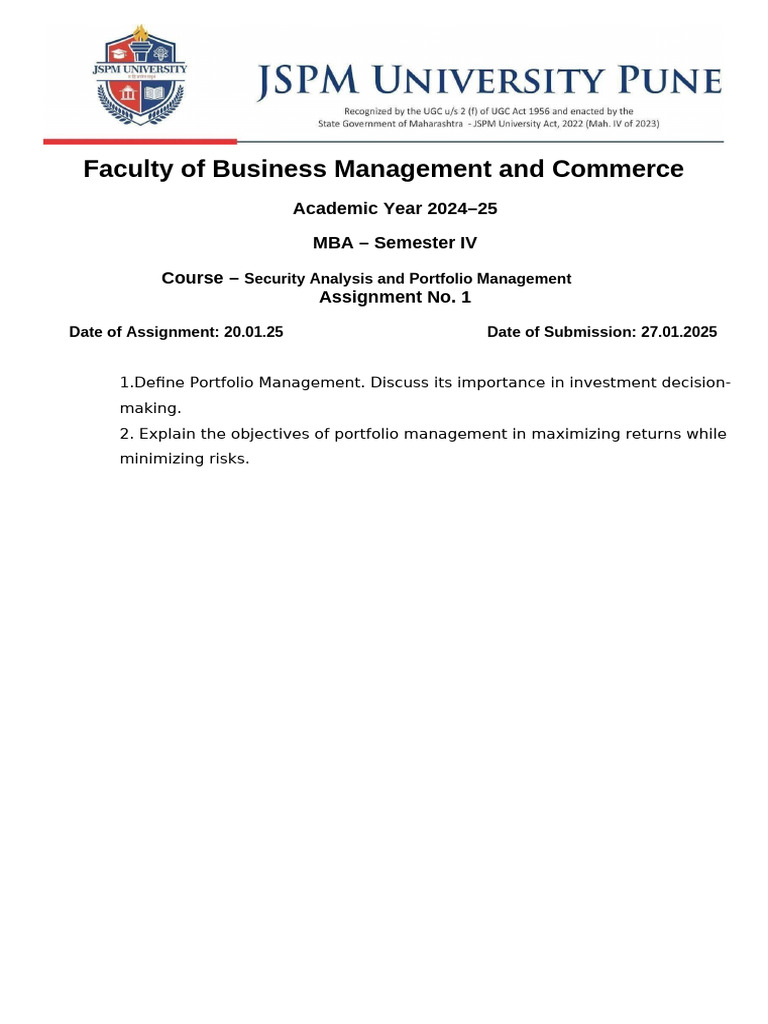 Assignment 1 PDF | PDF