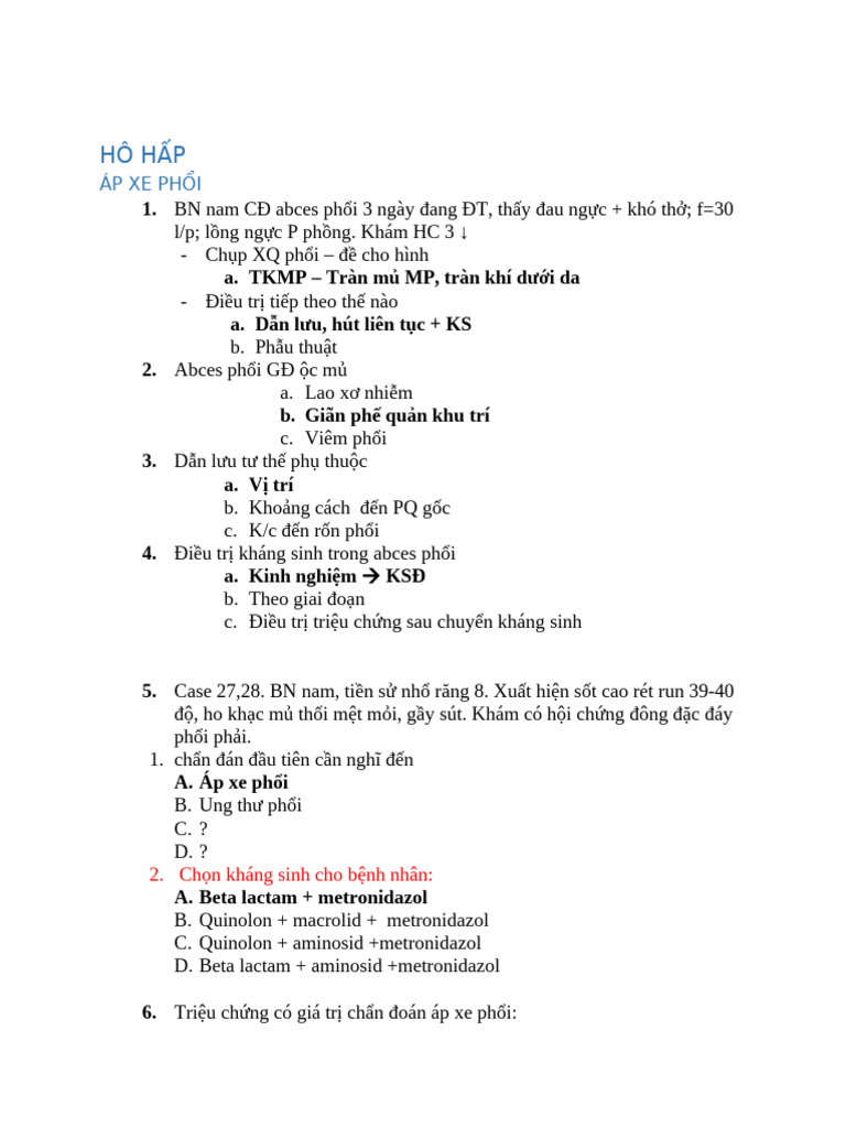 Tổng hợp đề_Nội Y6 | PDF