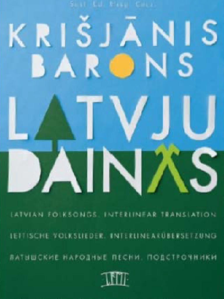 Latvju Dainas | PDF
