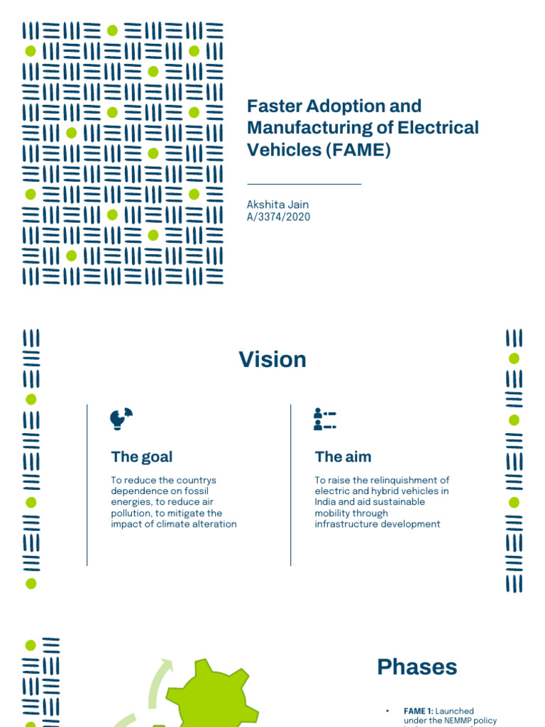 FAME | PDF | Electric Vehicle | Climate Change Mitigation