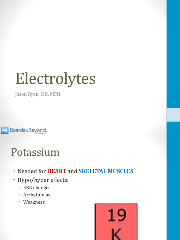 Electrolyte Disorders Atf | PDF | Magnesium | Diseases And Disorders