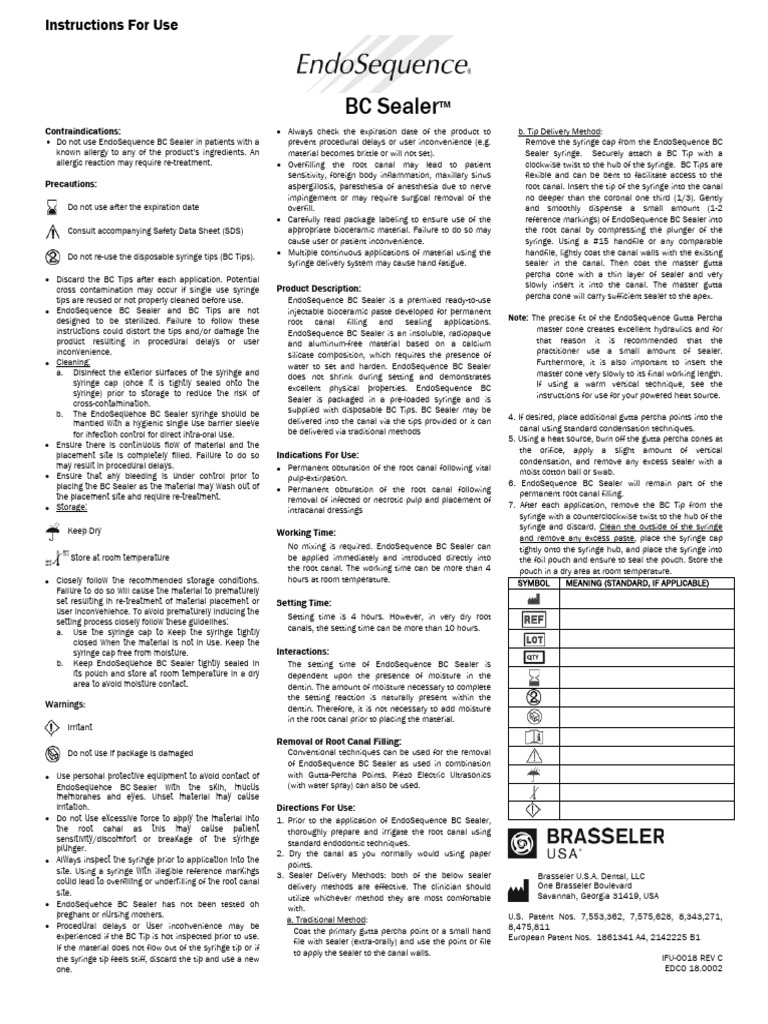 Brasseler Инструкция | PDF | Syringe | Medical Specialties