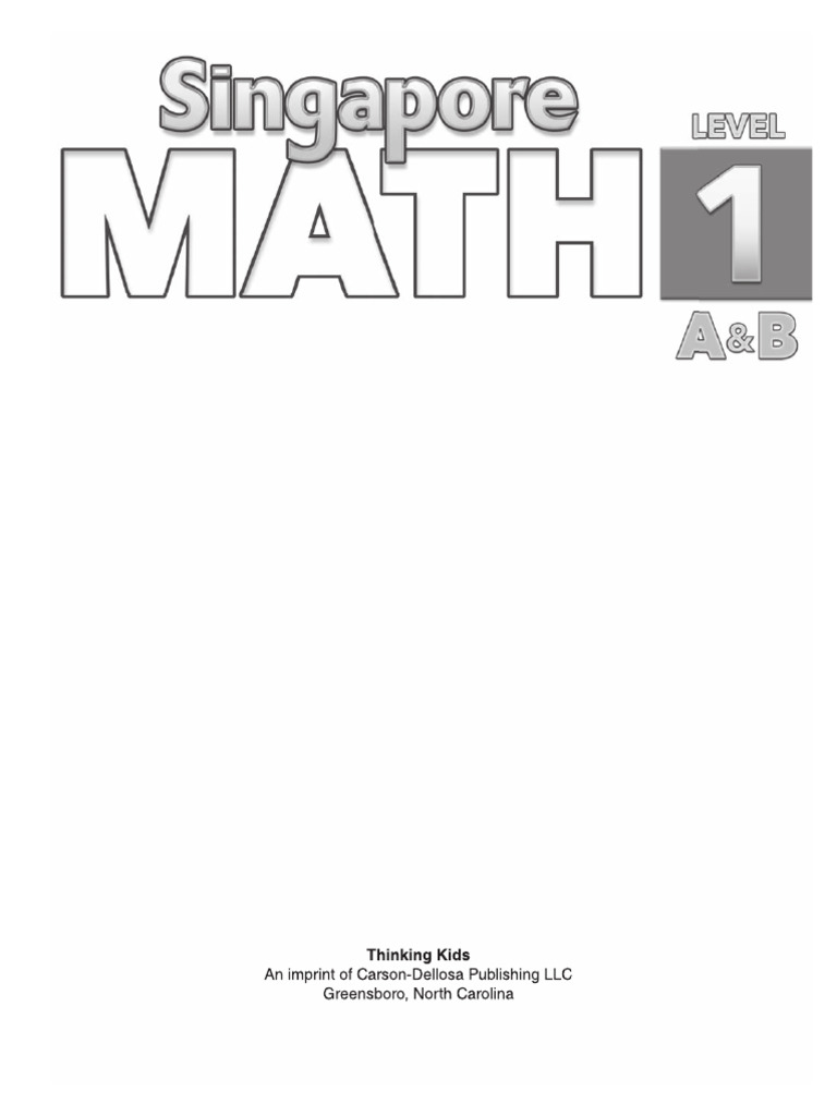 Singapore Math G2 3 | PDF