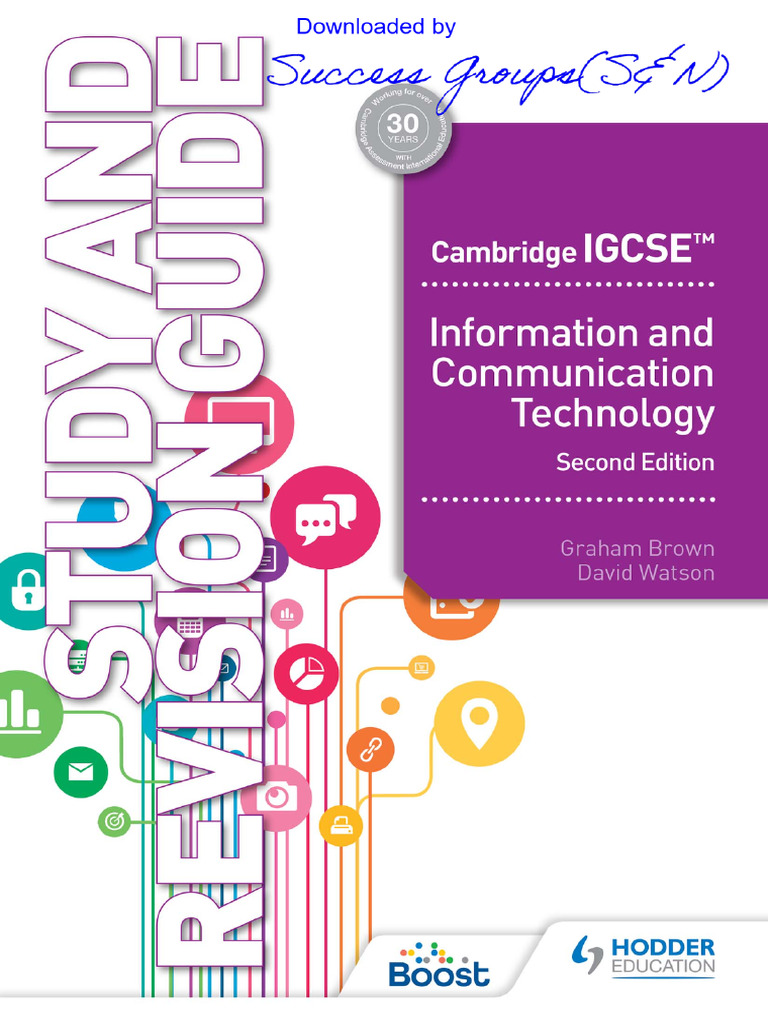 Cambridge IGCSE ICT Study and Revision Guide 2022 | PDF