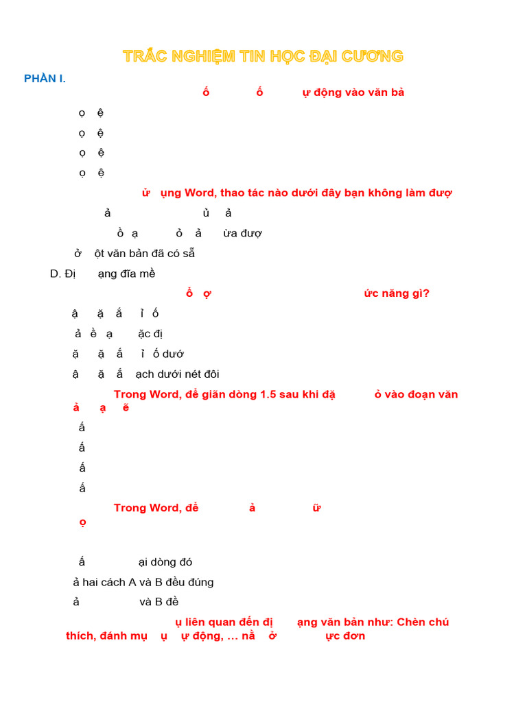 THDC TracNghiem | PDF