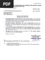 WL Charges Calculation Sheet NCR JHS 2025 WL 43 | PDF