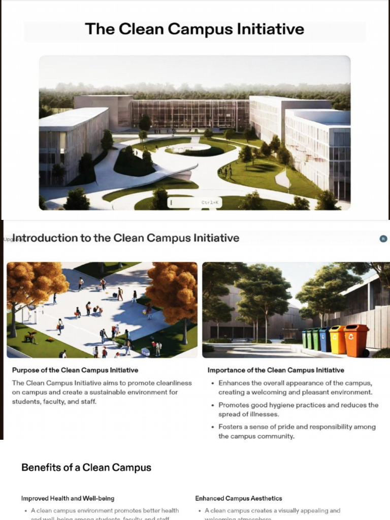 Clean Campus Initiative | PDF