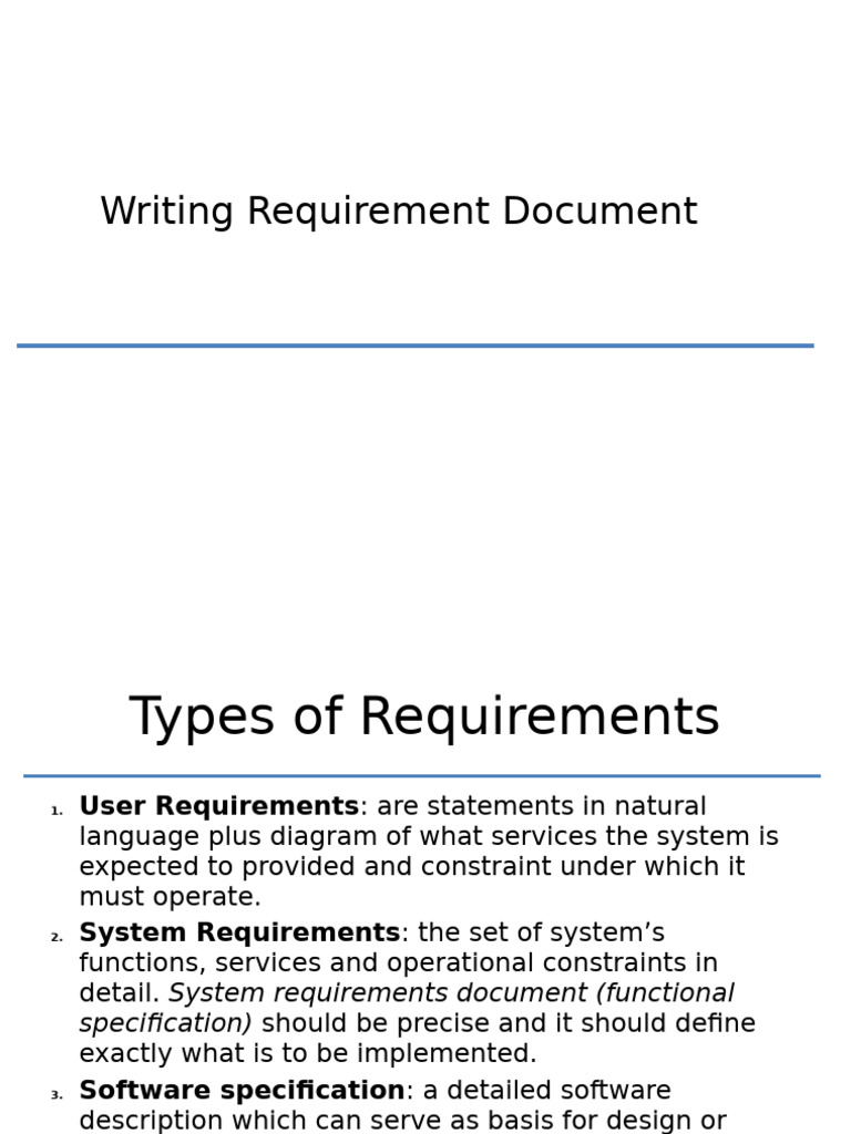 Writing Effective SRS Documents | PDF | Specification (Technical ...