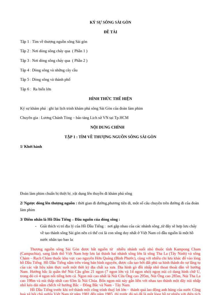 VTC - Song Sai Gon | PDF