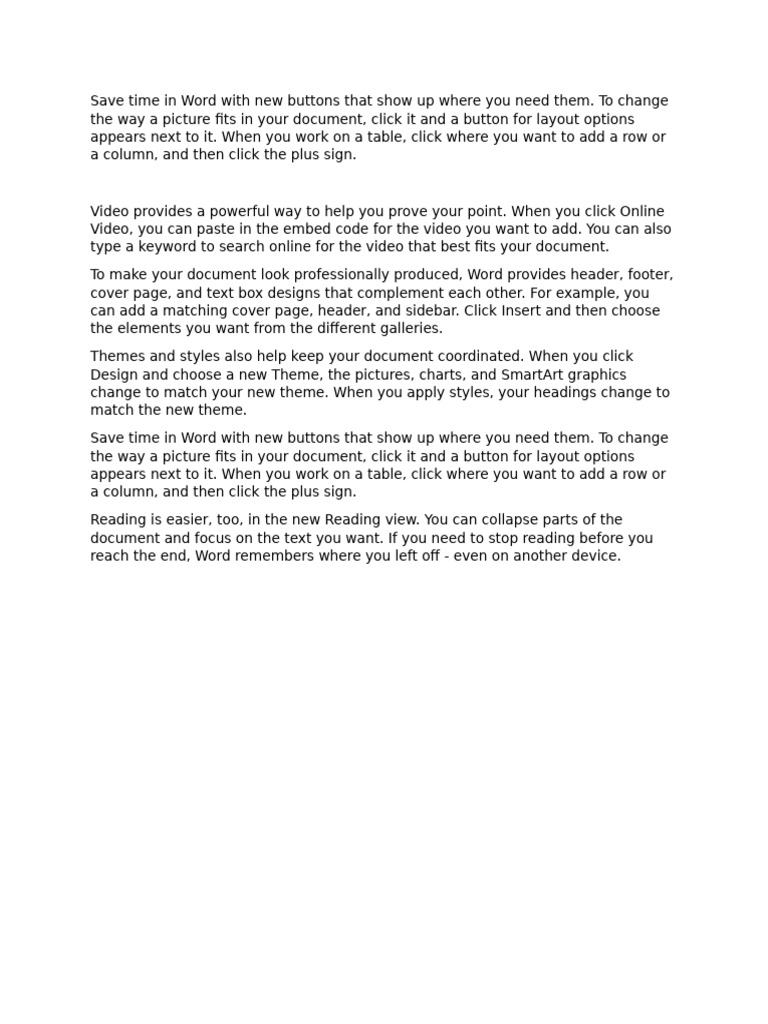 Save Time in Word With New Buttons That Show Up Where You Need Them | PDF