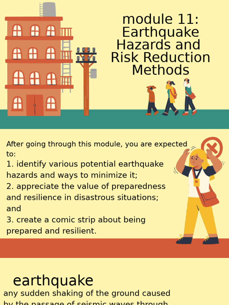 Earthquake Hazards and Risk Reduction | PDF