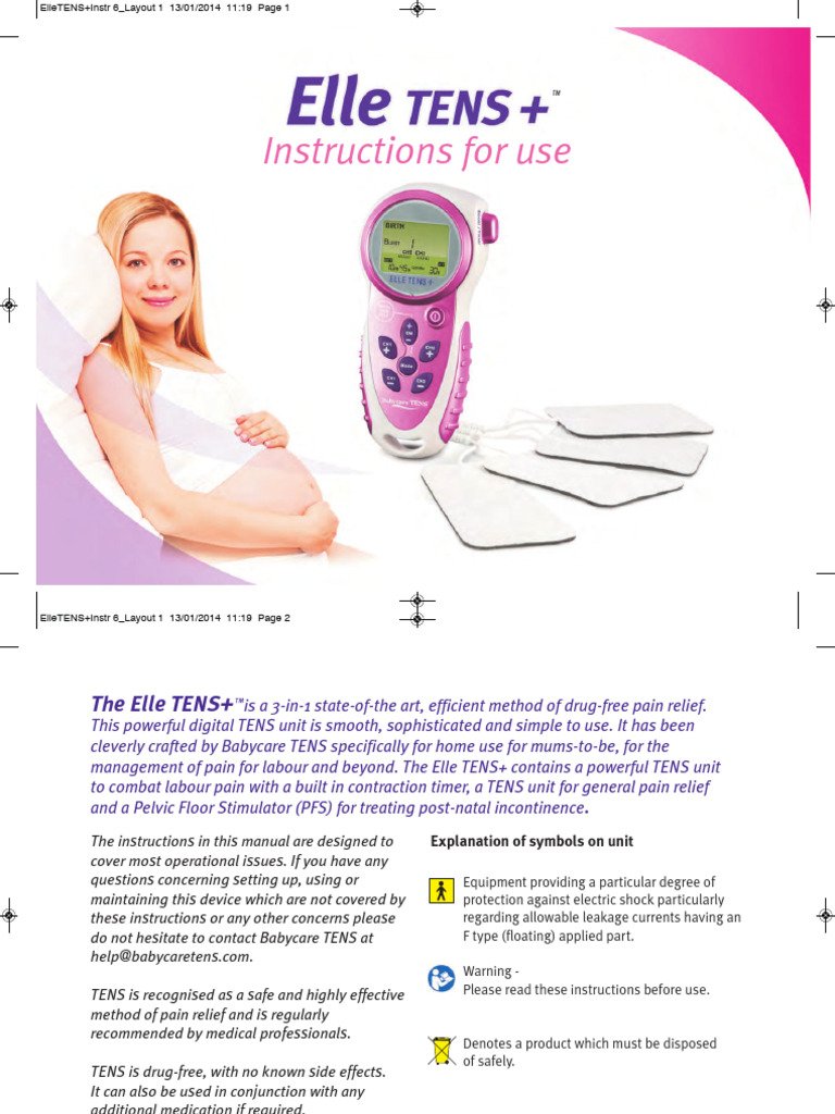 Elletens Plus Instructions For Use | PDF | Urinary Incontinence | Pain