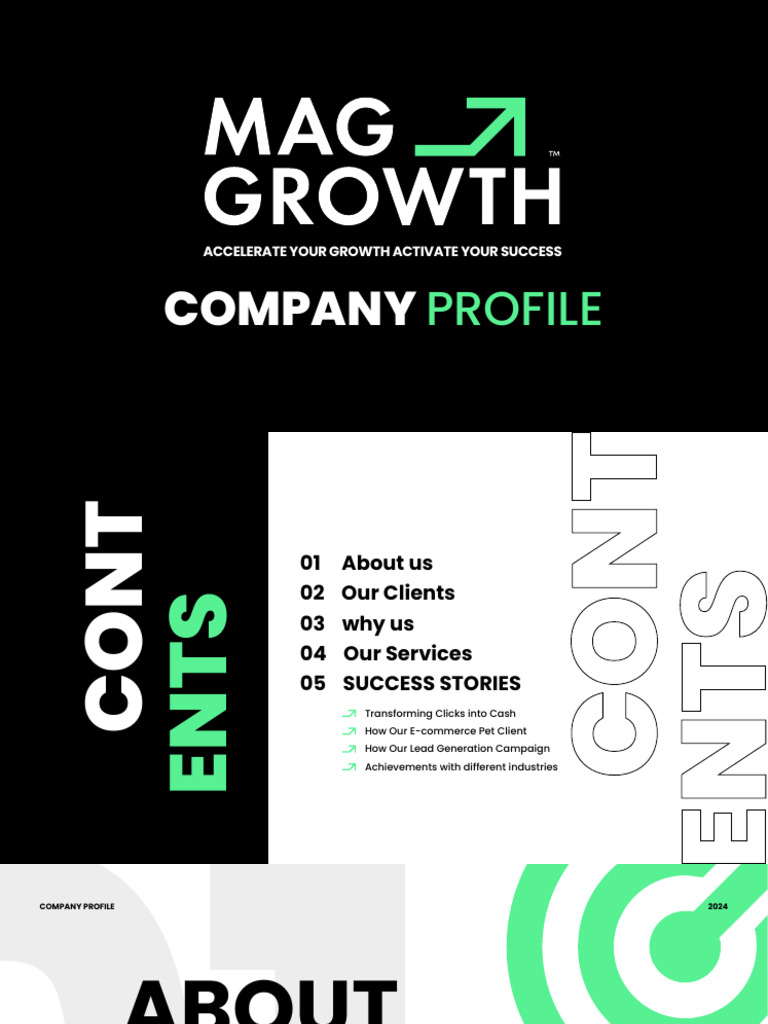 Mag Growth Agency Company Profile | PDF | Advertising | Brand