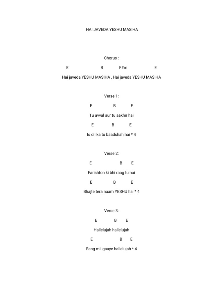 Hai Javeda 2 Yesh-Wps Office | PDF