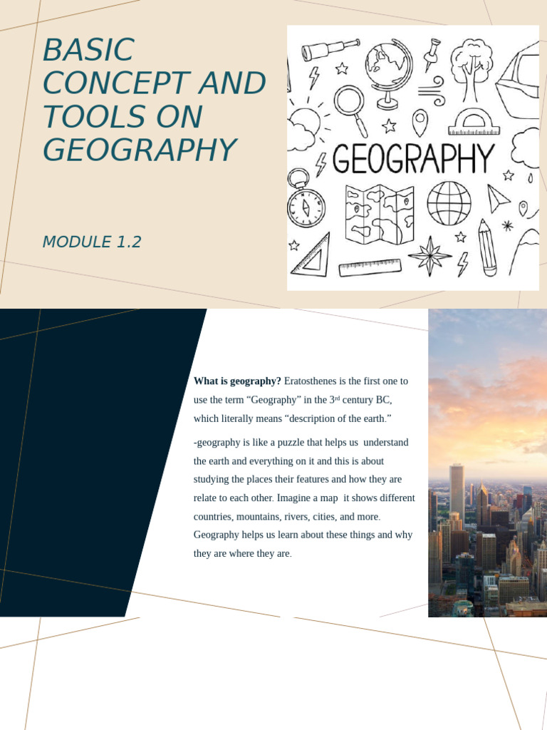 MODULE 1.2 BASIC Concept and Tools On Geography | PDF | Geography | Map