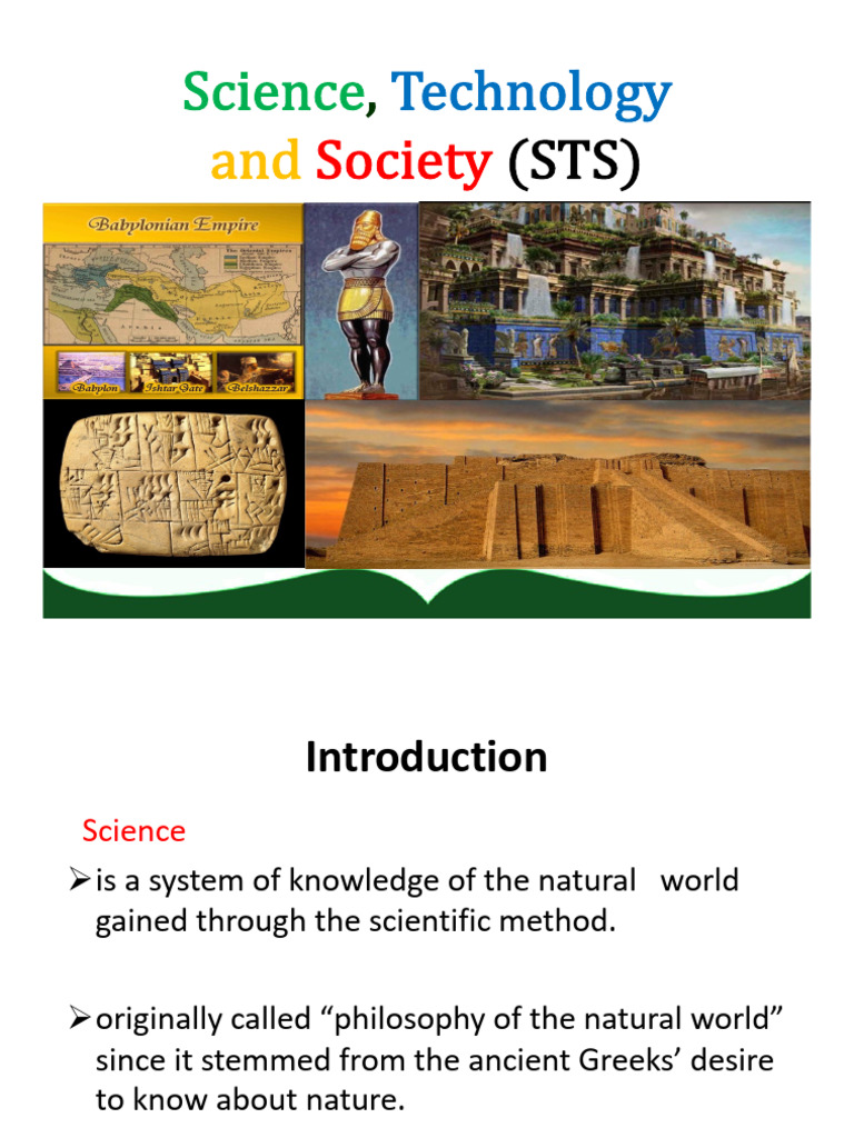 WEEK 2 SCIE 101 STS - SYNCHRONOUS - Compatibility - Mode | PDF | Babylon | Sumer
