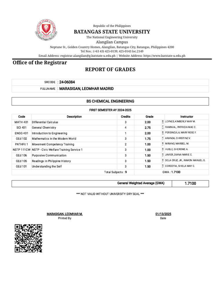 grades | PDF