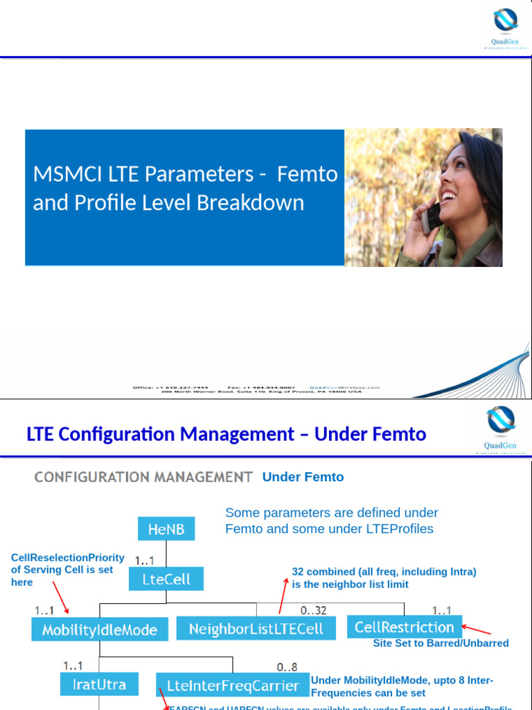Msmci Lte Mo Structure | PDF | Lte (Telecommunication) | Telecommunications