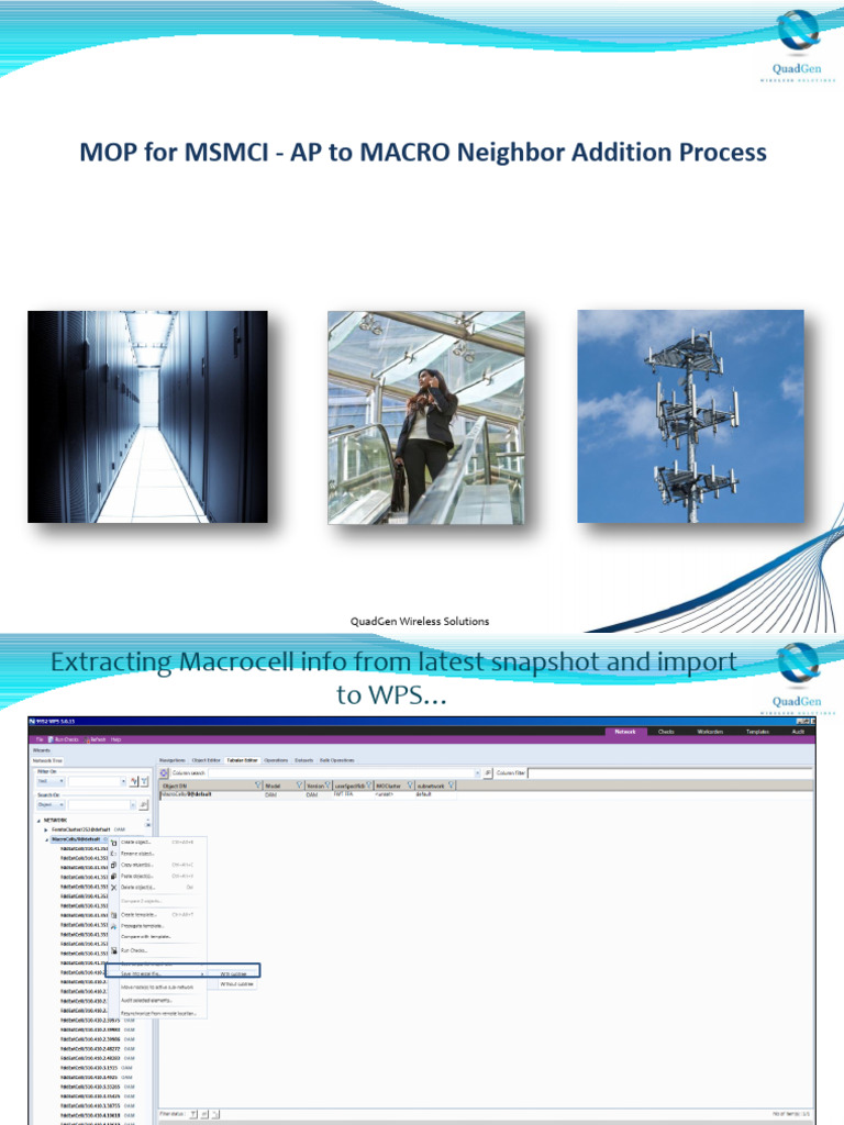 MOP For MSMCI - AP To MACRO Neighbor Addition | PDF