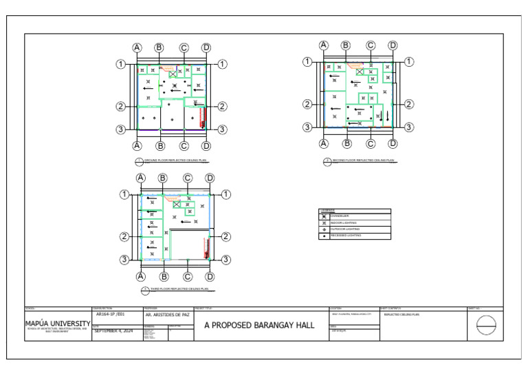 REFLECTED CEILING PLAN | PDF | Lighting