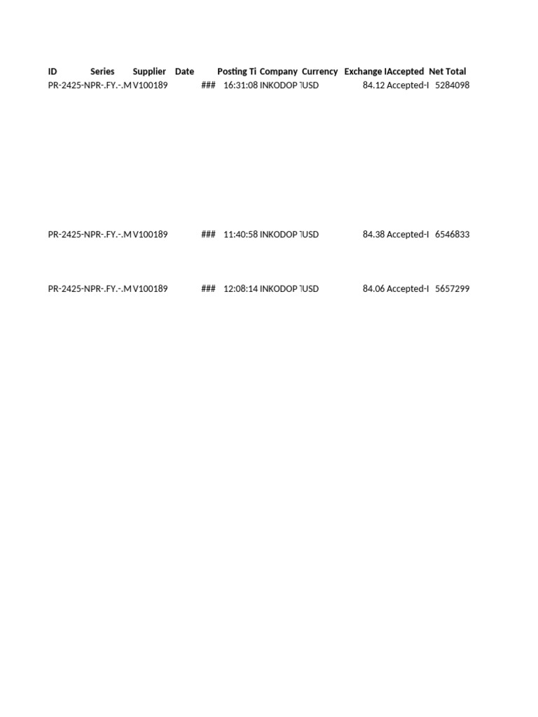 Purchase Receipt (8) | PDF | Foreign Exchange Market | International Finance