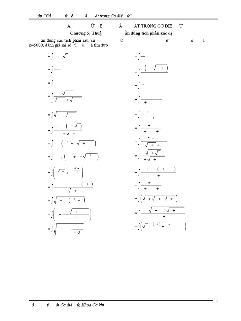 Bai Tap Chuong 5 | PDF