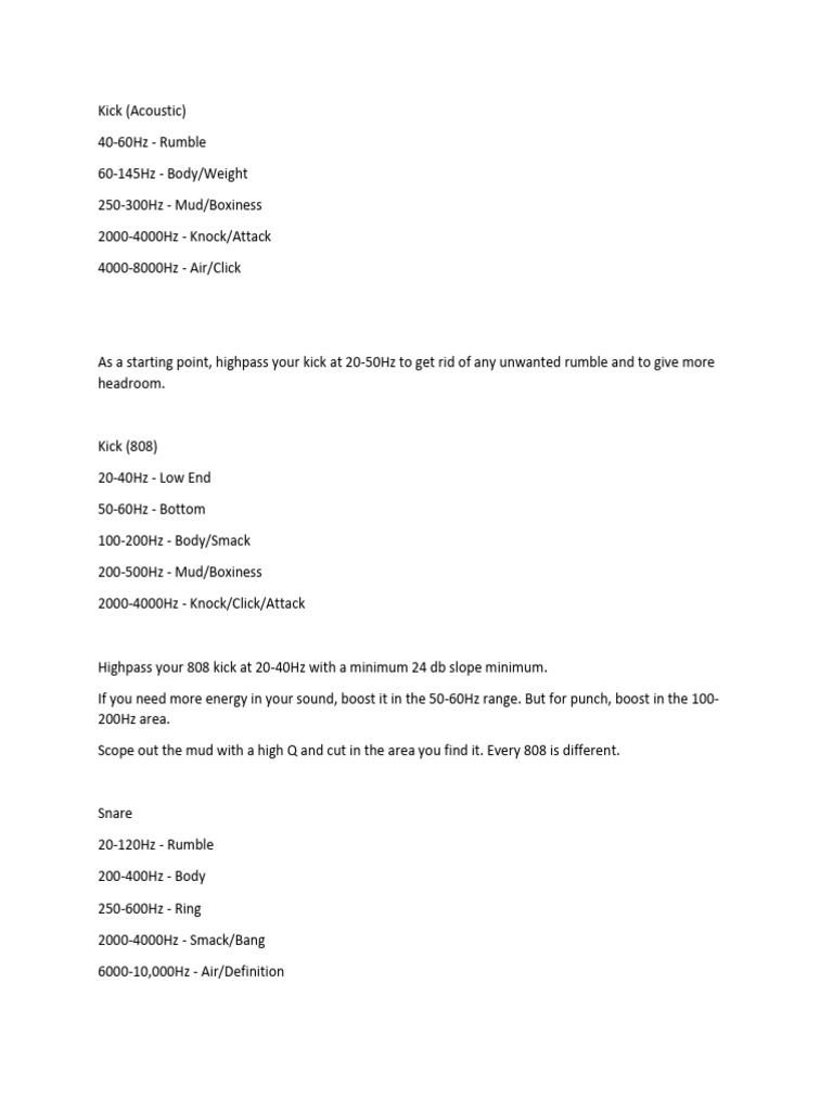 Eq Techniques Pdf String Instruments Musical Instruments