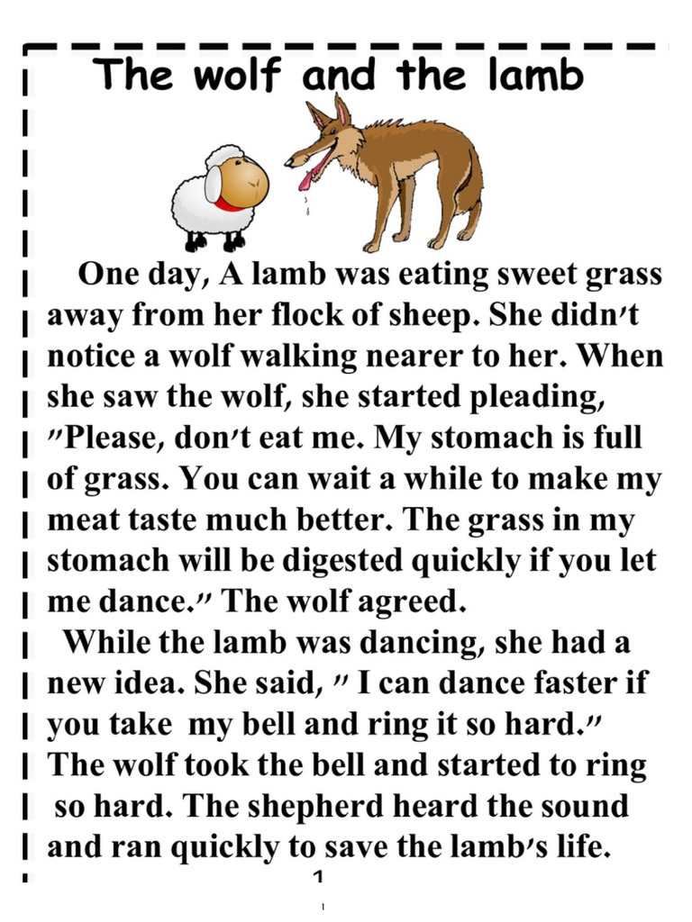 Class 4th Stories For Hand Writing Competition | PDF